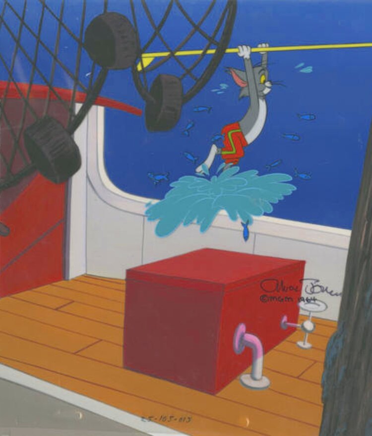 Tom On Rope - Surf Bored Cat – Chuck Jones