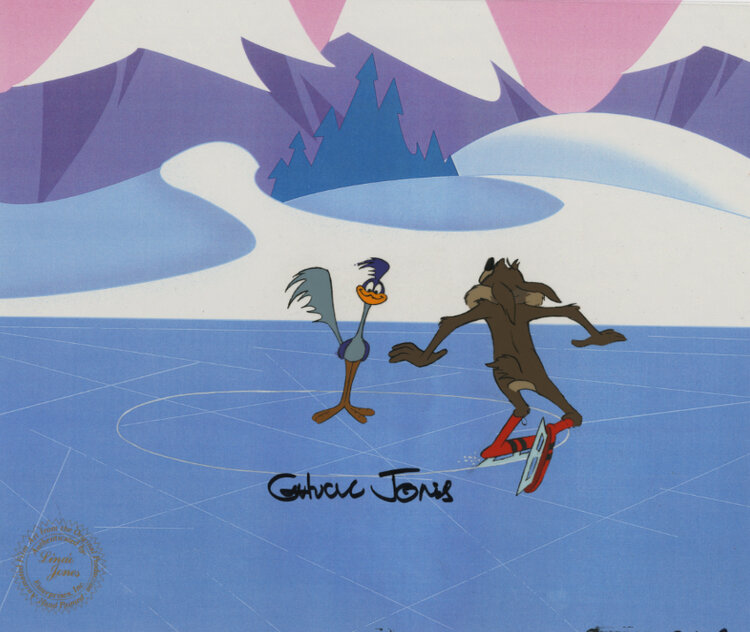 Road Runner Running Away