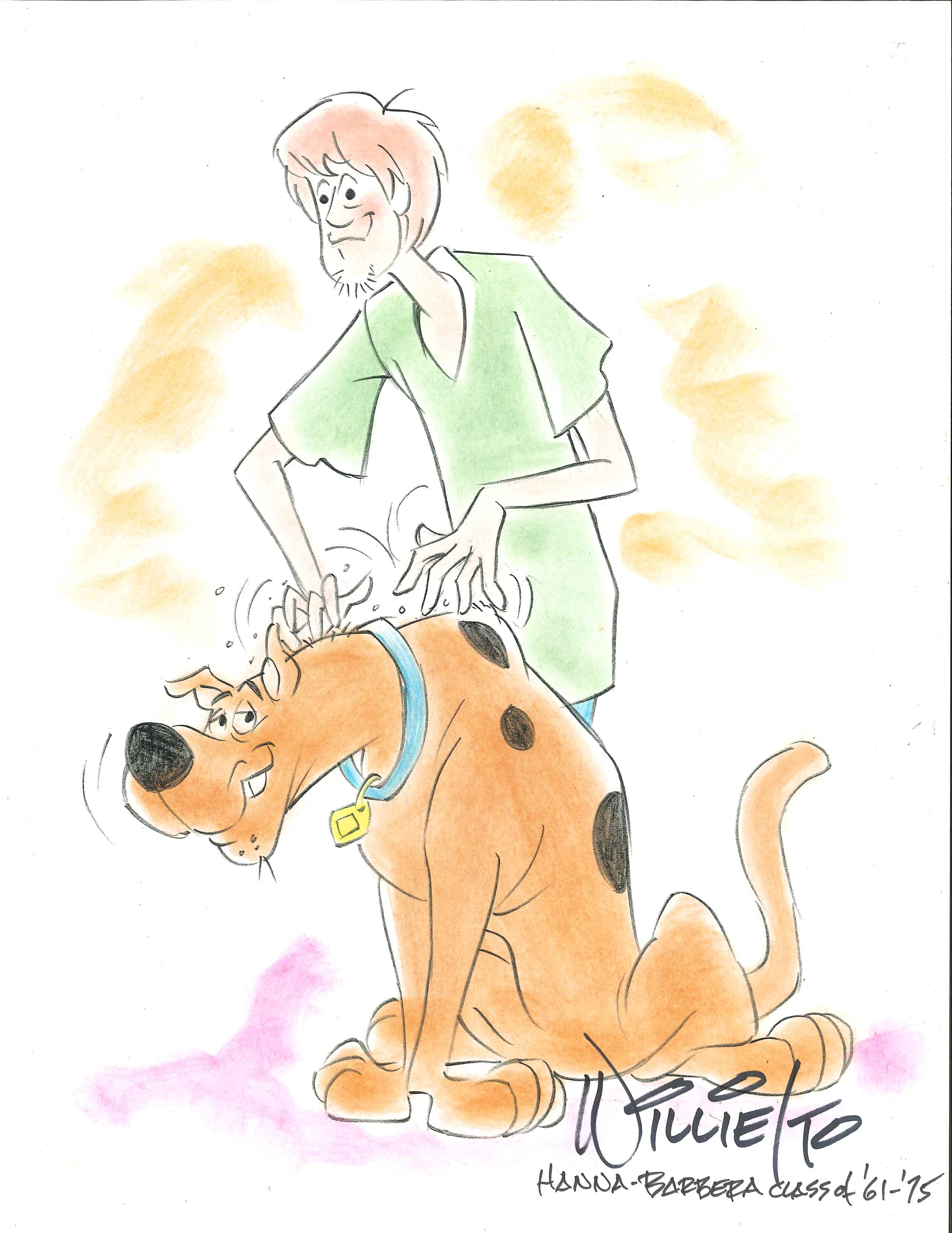 Shaggy Scratches Scooby Doo's Back – Chuck Jones