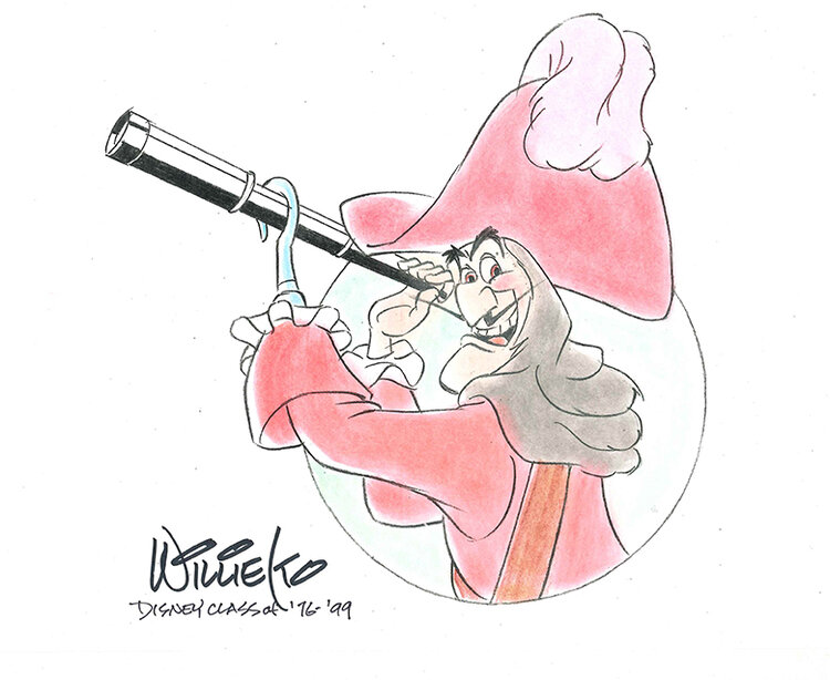 Captain Hook With Spy Glass – Chuck Jones