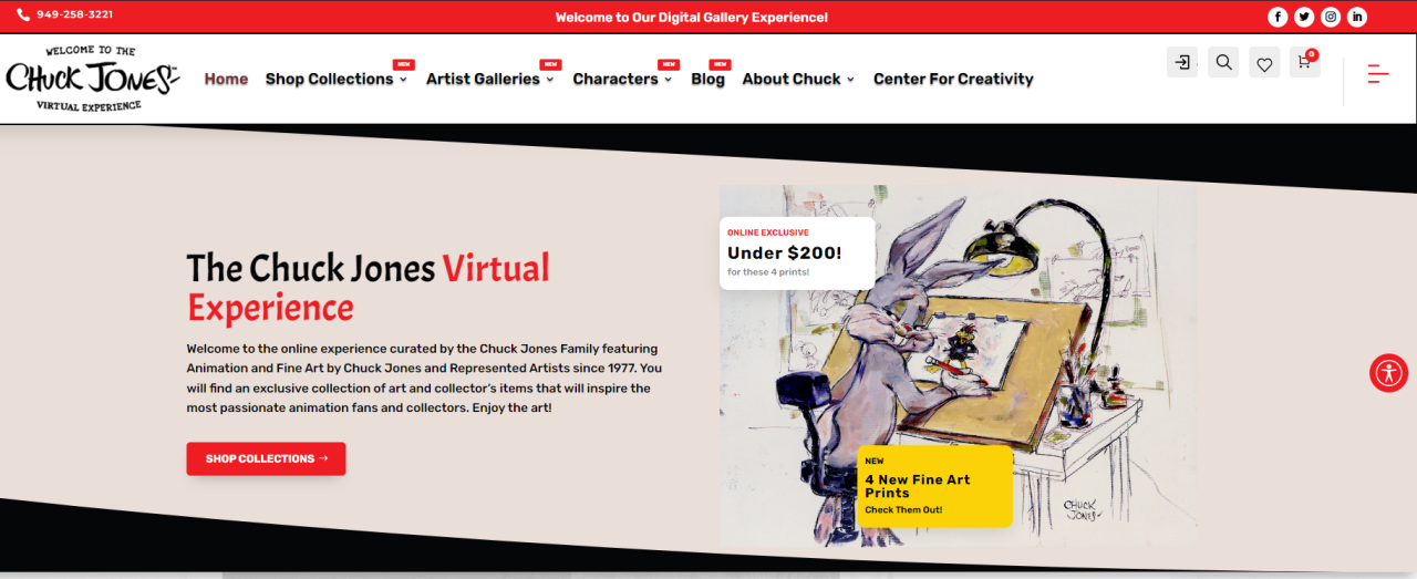 Chuck Jones Virtual Gallery 3.0 Launch! – Chuck Jones